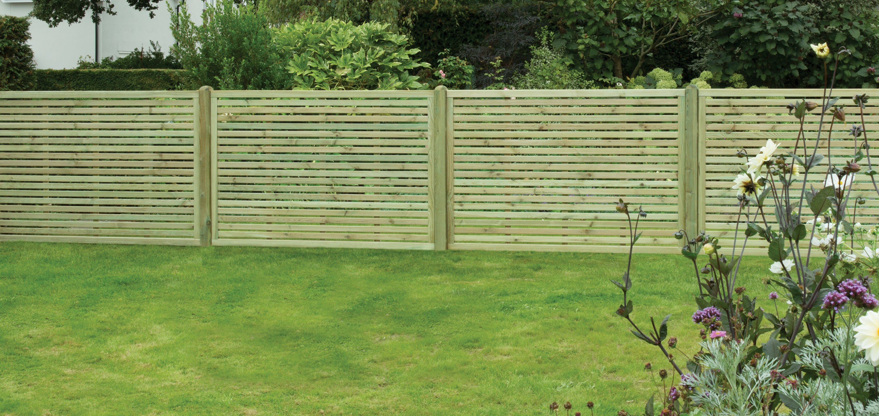Square Horizontal Fence Panel - Worcester Timber Products